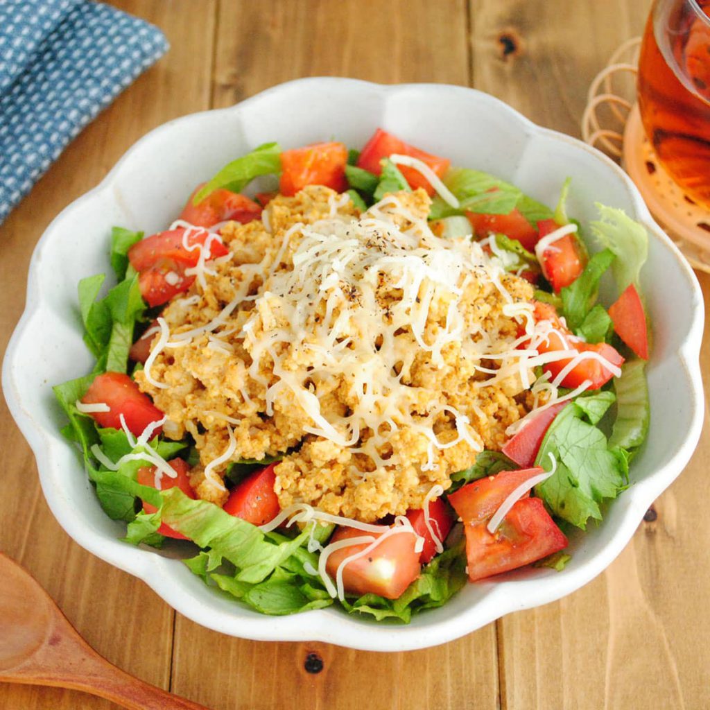 レンジde完成！鶏タコライス《金芽ロウカット玄米レシピ》 - 人も自然もすこやかに 『東洋ライス株式会社』